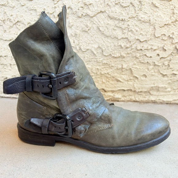A.S.98 | Shoes | Rare As 98 Airstep Women Eu 4us 1 Dark Green Leather ...